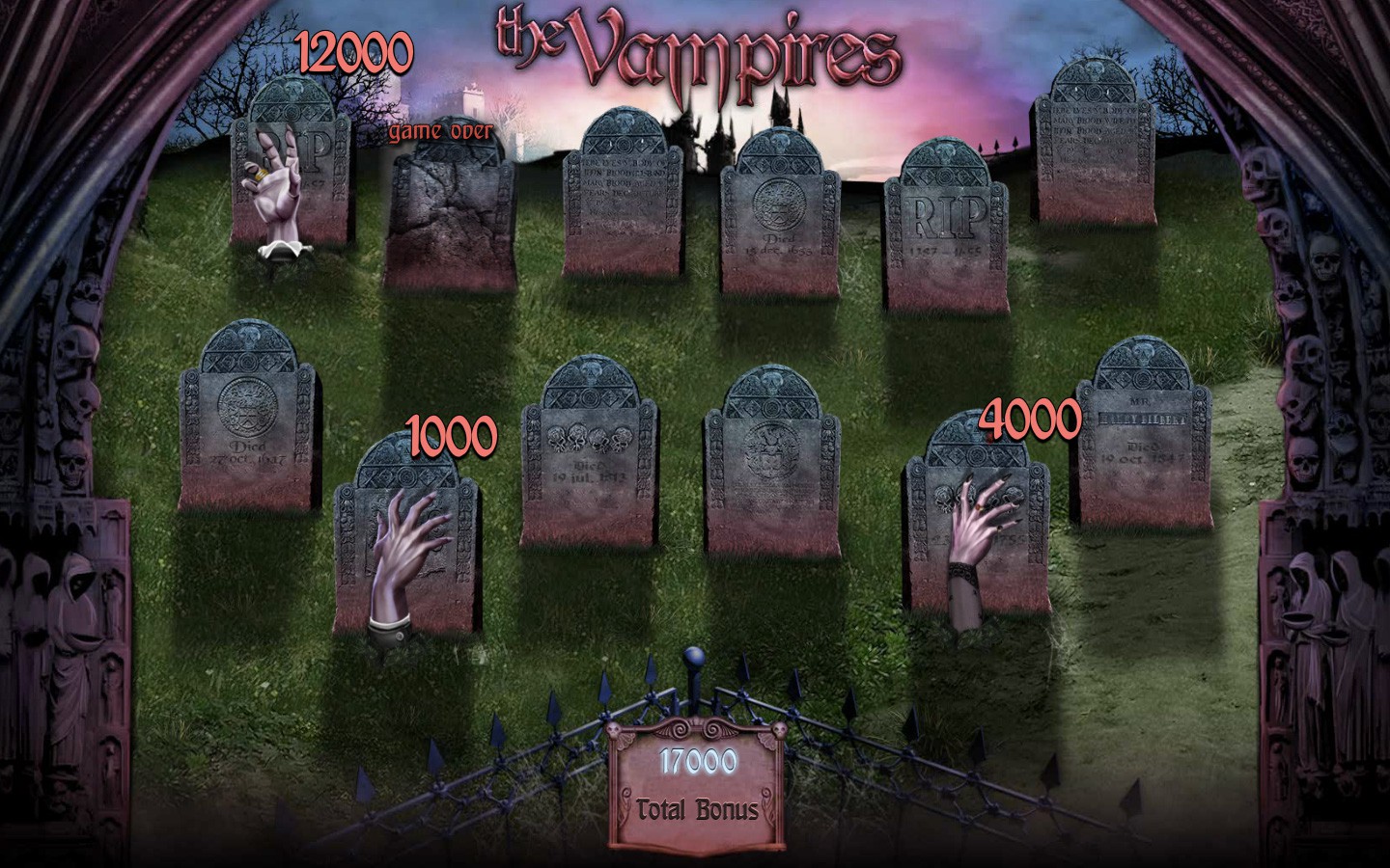 Play The Vampires slot by top casino game developer!